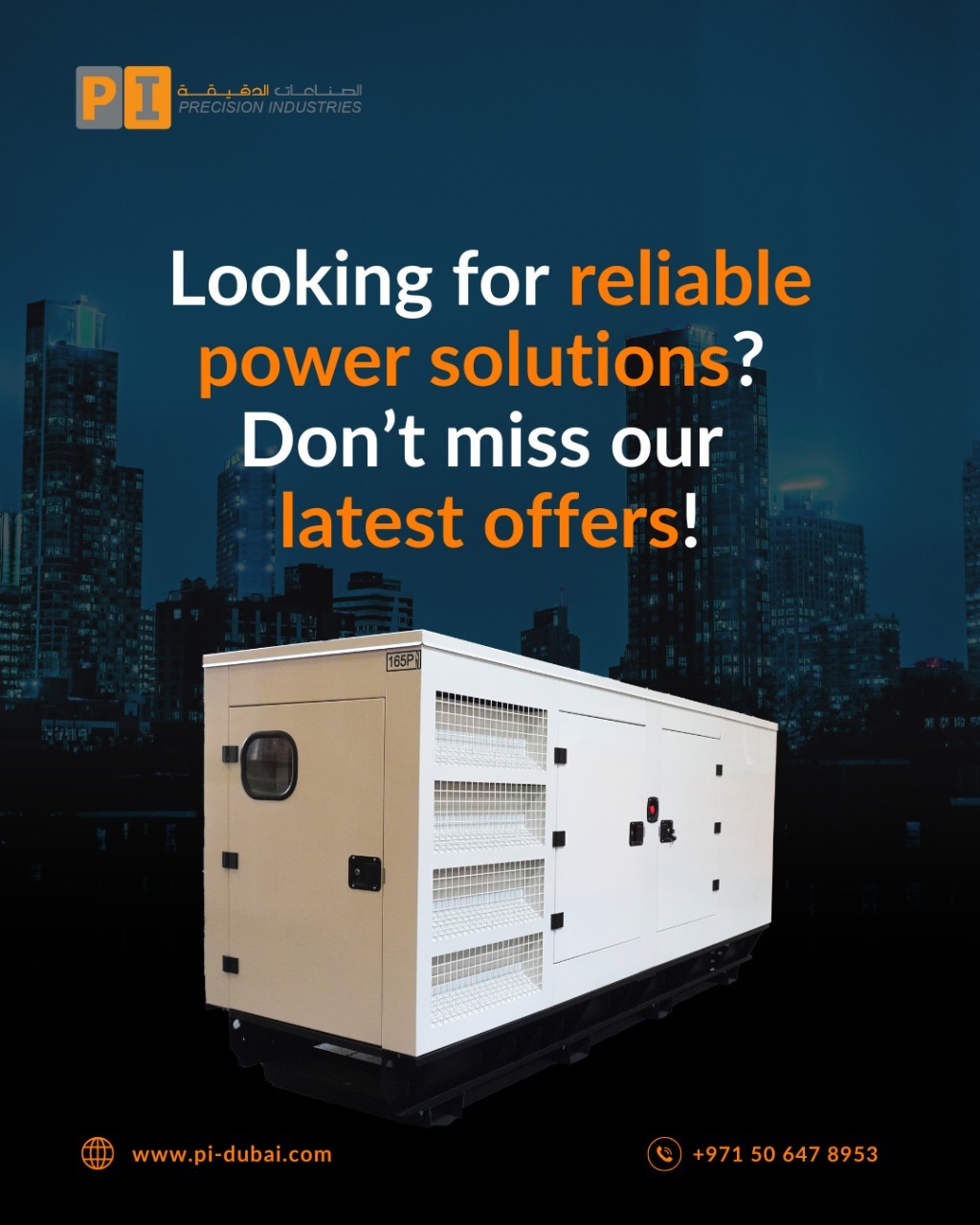 Precision Industries - Diesel Generators in Dubai: Trusted Power ...